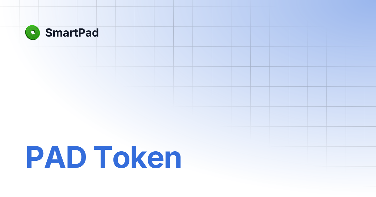 PAD Token | SmartPad